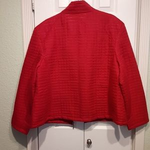 Jane Ashley | Jackets & Coats | Jane Ashley Red Quilted Jacket Xl ...
